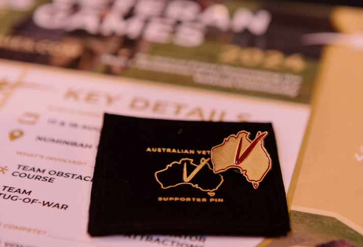 Australian Veteran Supporter Pin – VSF